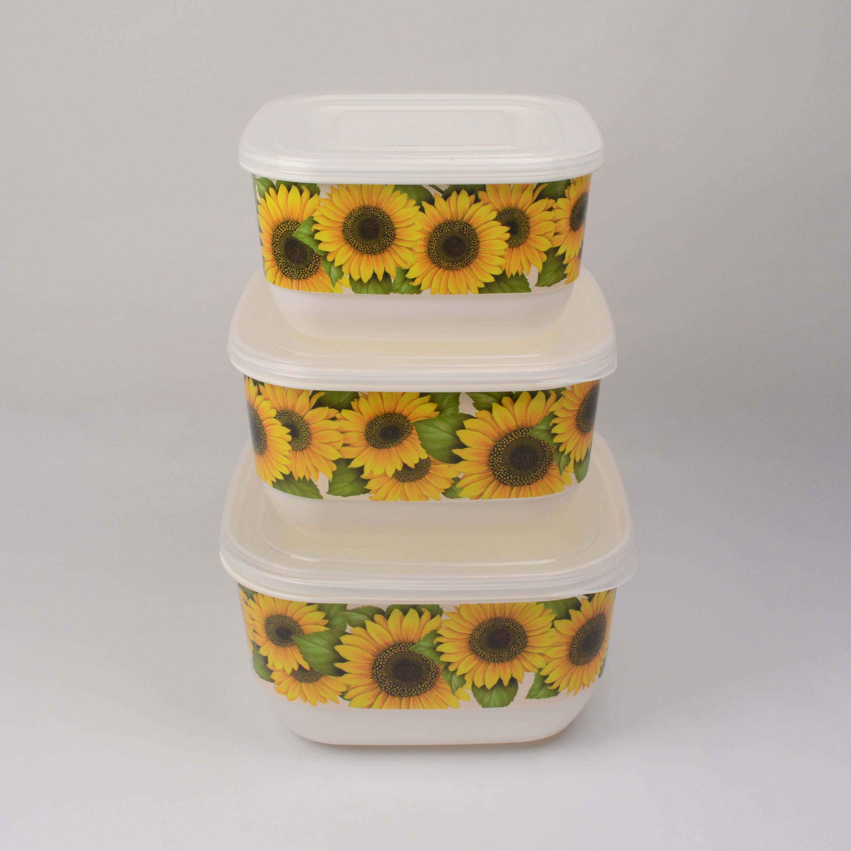 Pack of 3 Multi-Purpose Flower Design Storage Box – Zahra Homewares By ...